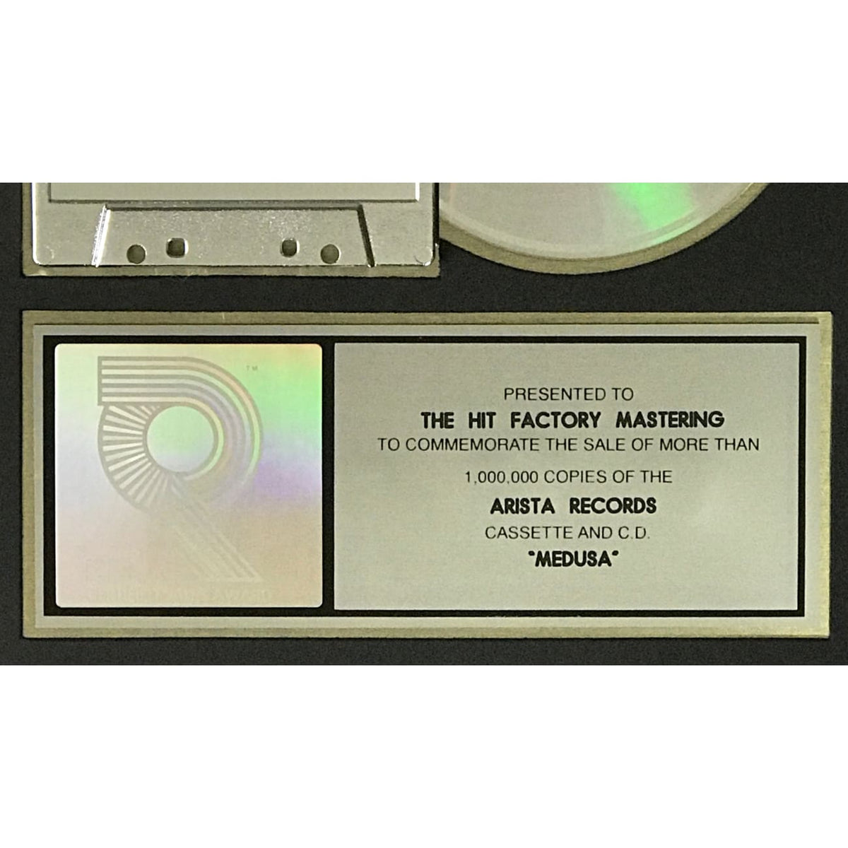 musicgoldmine.com - Annie Lennox Medusa RIAA Platinum Album Award – MusicGoldmine.com