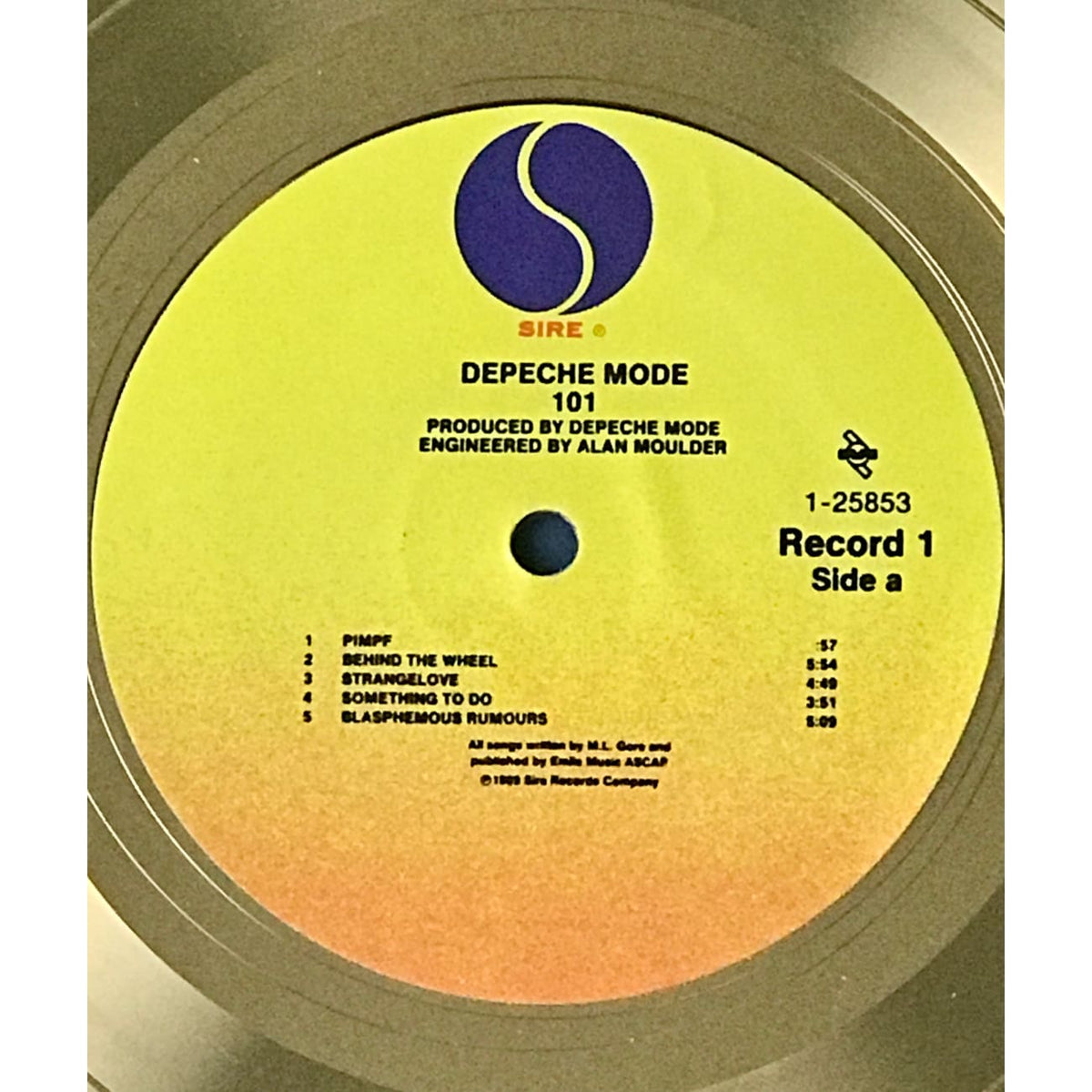 musicgoldmine.com - Depeche Mode 101 RIAA Gold Album Award – MusicGoldmine.com