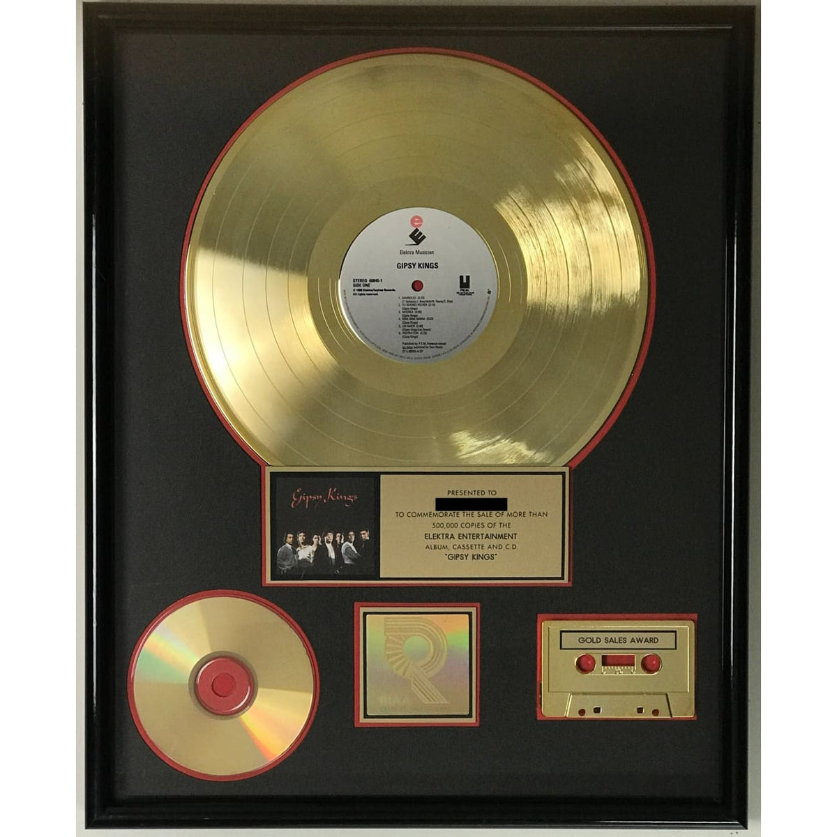 musicgoldmine.com - Gipsy Kings self-titled RIAA Gold Album Award – MusicGoldmine.com