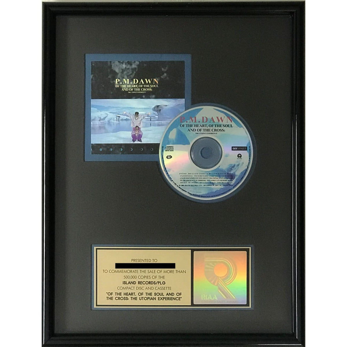 musicgoldmine.com - P.M. Dawn Of The Heart Of The Soul... RIAA Gold Album Award – MusicGoldmine.com