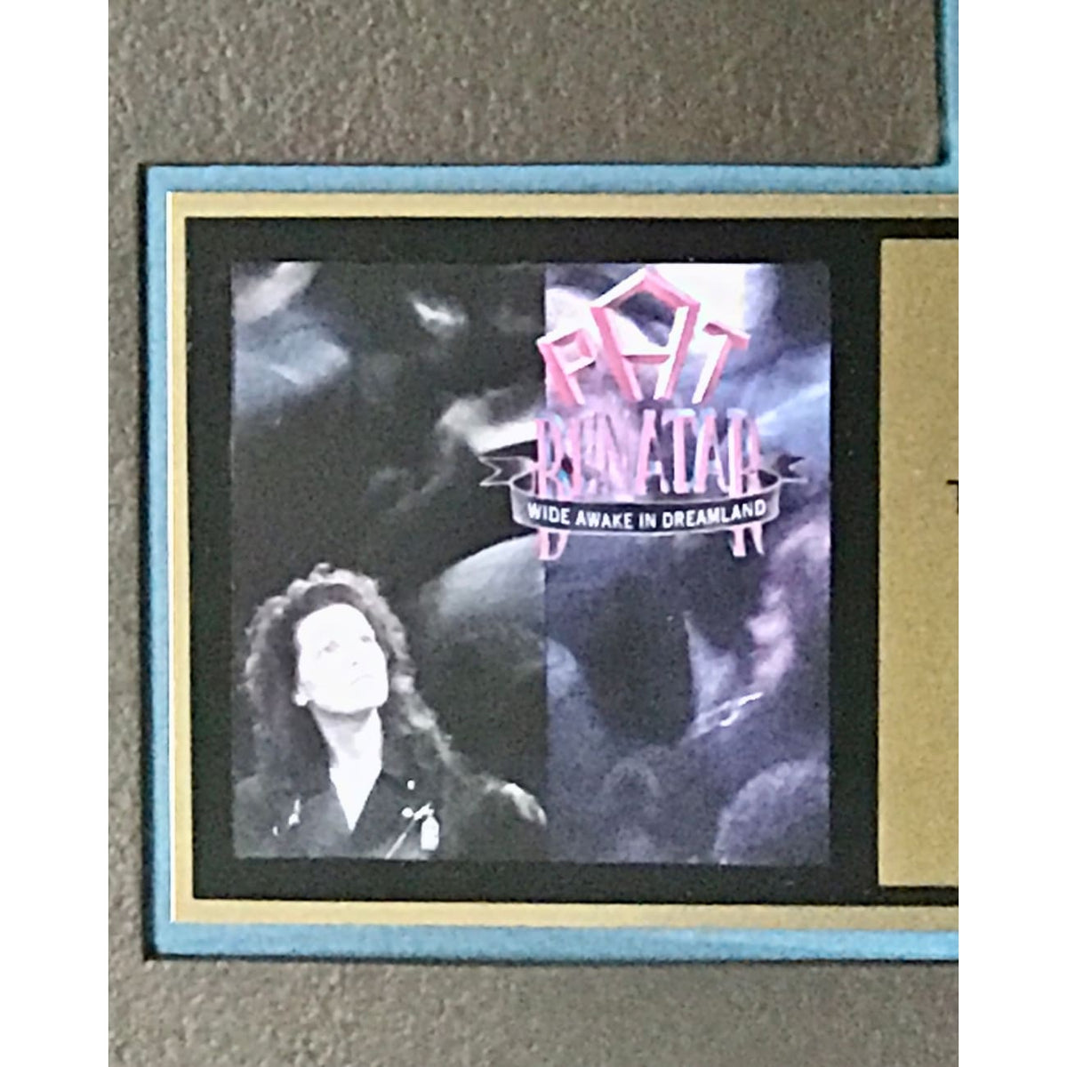 Pat Benatar Wide Awake In Dreamland Riaa Gold Album