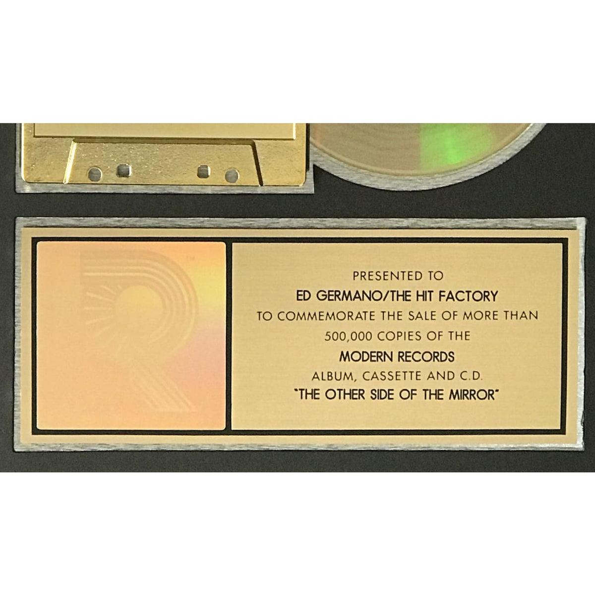 musicgoldmine.com - Stevie Nicks The Other Side Of The Mirror RIAA Gold Album Award ...