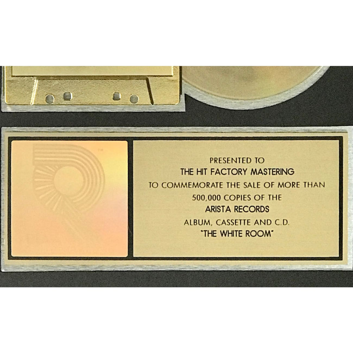 musicgoldmine.com - The KLF The White Room RIAA Gold Album Award – MusicGoldmine.com