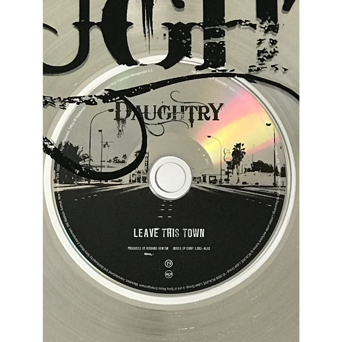 Musicgoldmine Daughtry Leave This Town RIAA Platinum Award