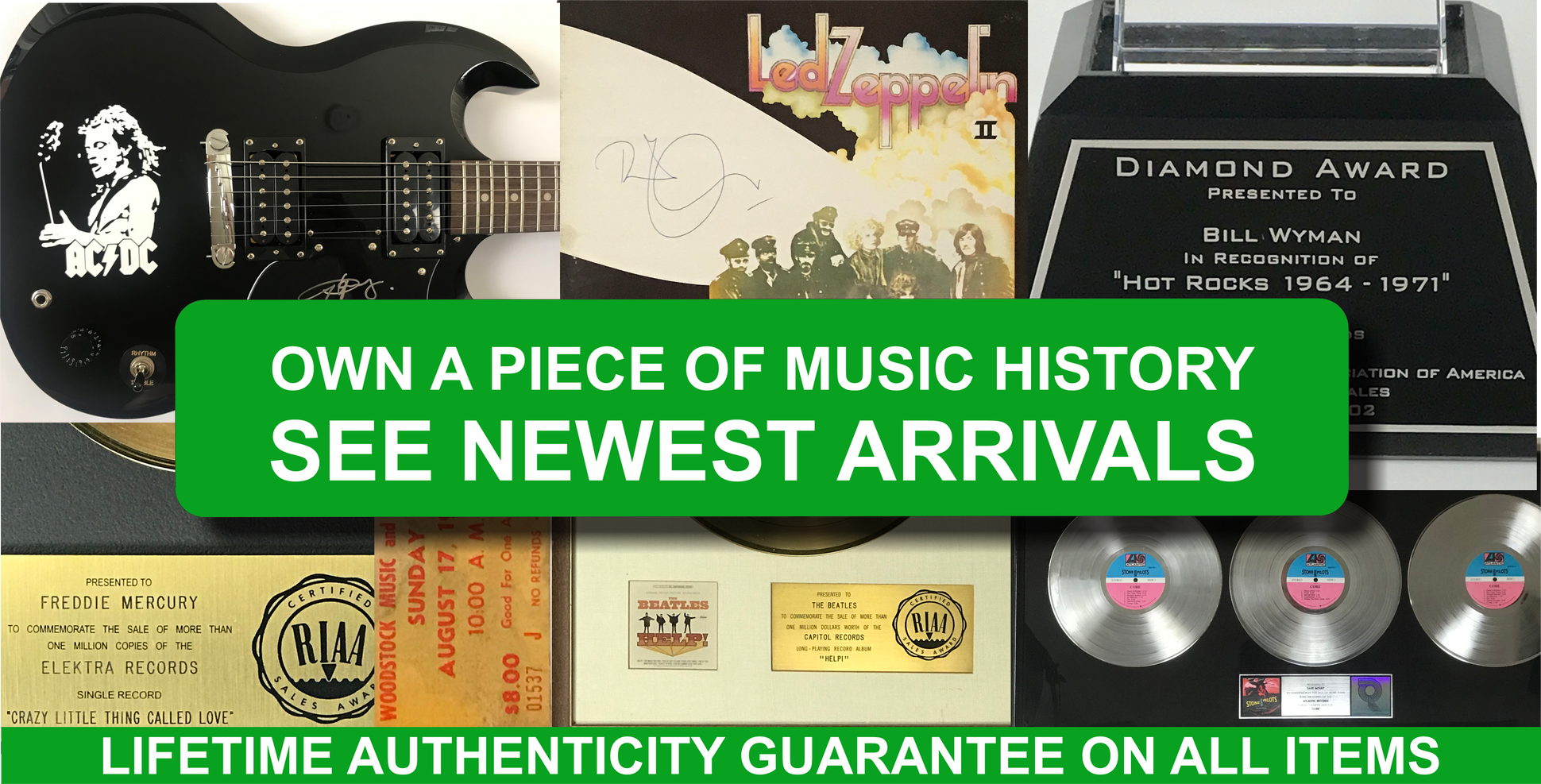 Music memorabilia and collectors items – MusicGoldmine.com