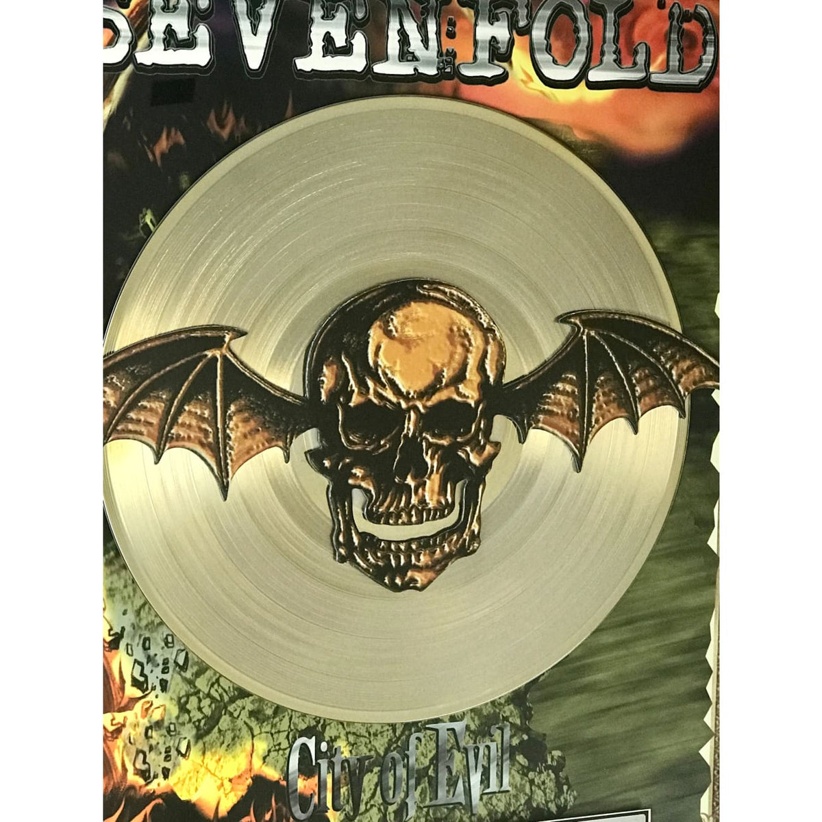 musicgoldmine.com - Avenged Sevenfold City Of Evil RIAA Gold Album ...