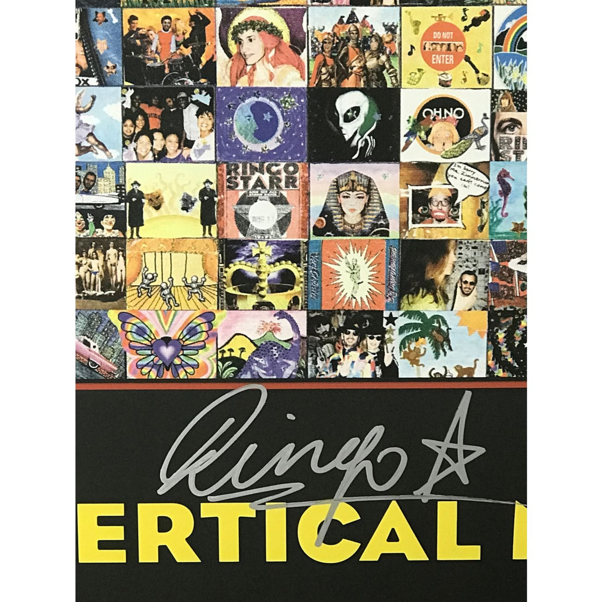 musicgoldmine.com - Beatles Ringo Starr Signed Vertical Man Limited ...