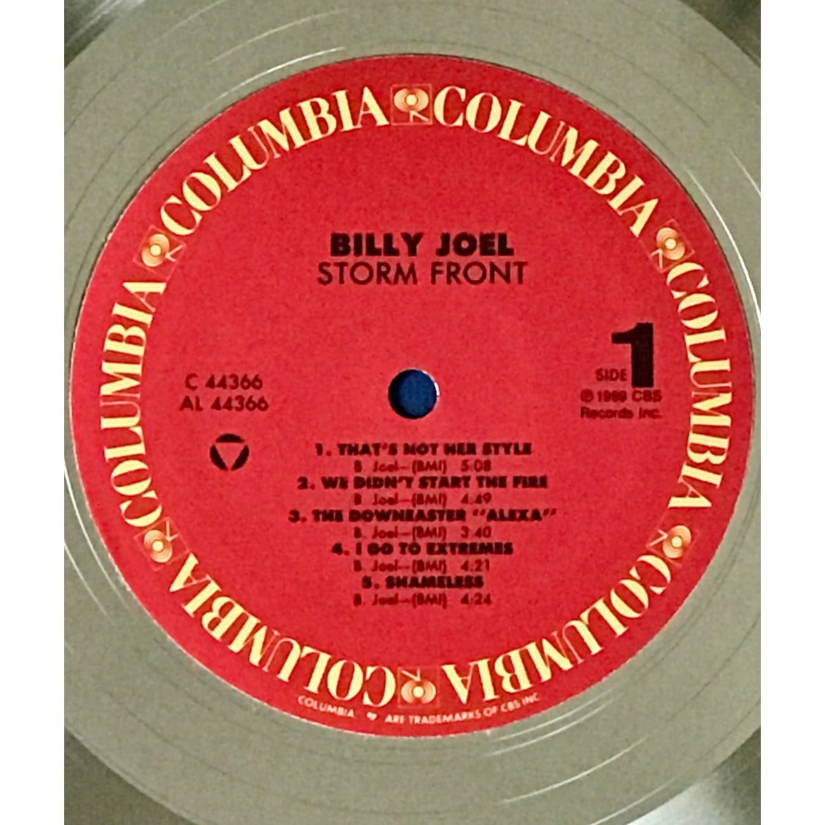 musicgoldmine.com - Billy Joel Storm Front RIAA 3x Multi-Platinum Album ...