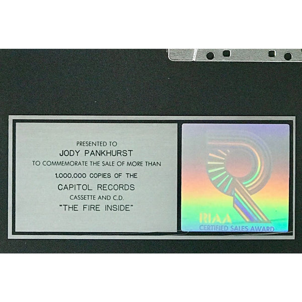 musicgoldmine.com - Bob Seger The Fire Inside RIAA Platinum Award – MusicGoldmine.com