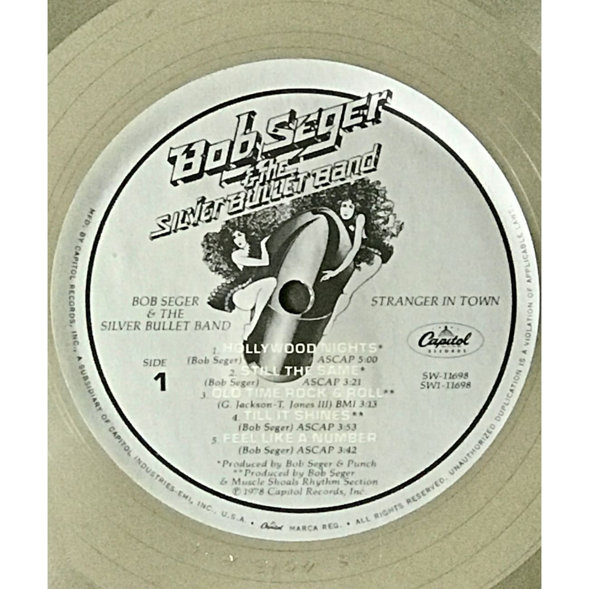 musicgoldmine.com - Bob Seger & the Silver Bullet Band Stranger In Town ...