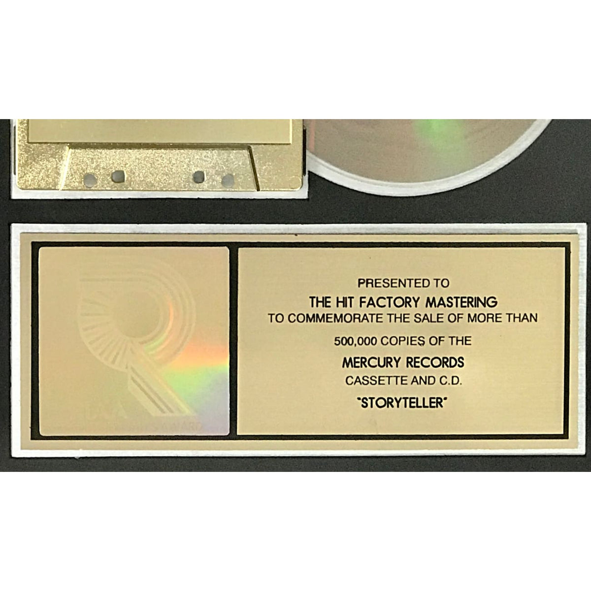 musicgoldmine.com - Crystal Waters Storyteller RIAA Gold Album Award ...