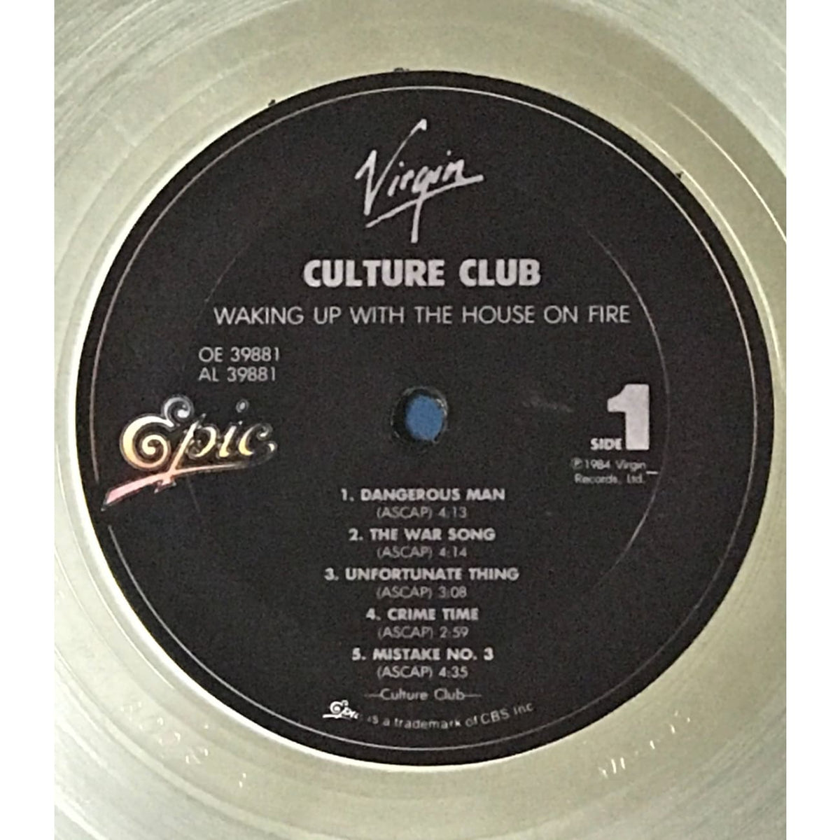 musicgoldmine.com - Culture Club Waking Up With The House On Fire RIAA ...