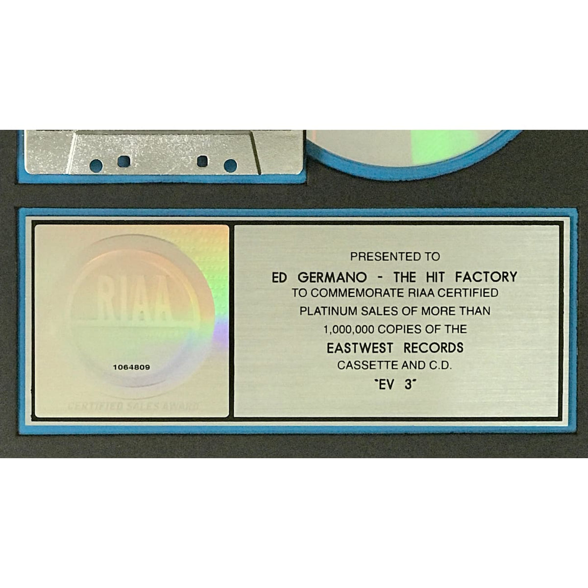 musicgoldmine.com - En Vogue EV3 RIAA Platinum Album Award ...