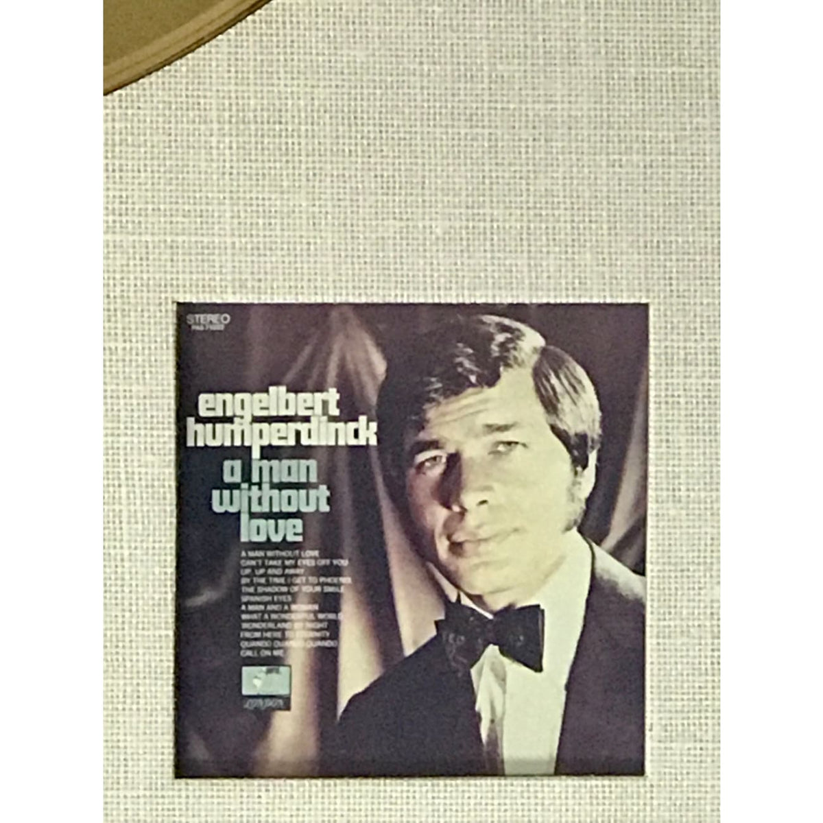 musicgoldmine.com - Engelbert Humperdinck A Man Without Love RIAA Gold ...