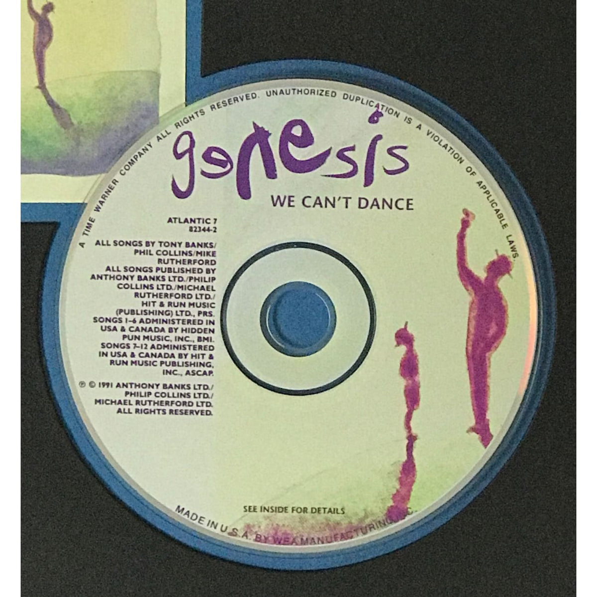 musicgoldmine.com - Genesis We Can't Dance RIAA Platinum Album Award ...