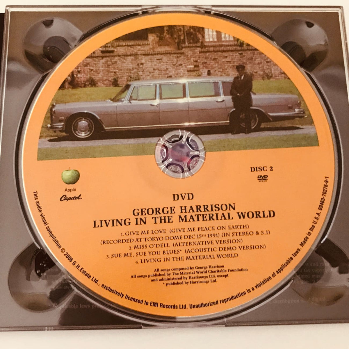 musicgoldmine.com - George Harrison Living In The Material World CD ...