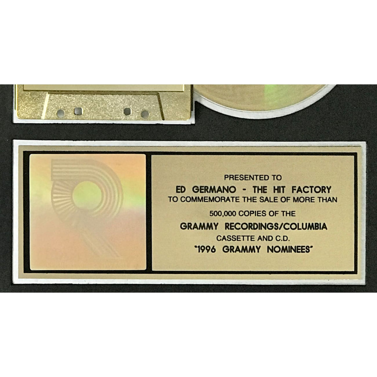 musicgoldmine.com - Grammy 1996 Nominees RIAA Gold Album Award ...