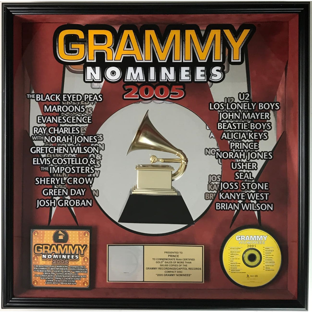 musicgoldmine.com - Grammy 2005 Nominees RIAA Gold Album Award ...