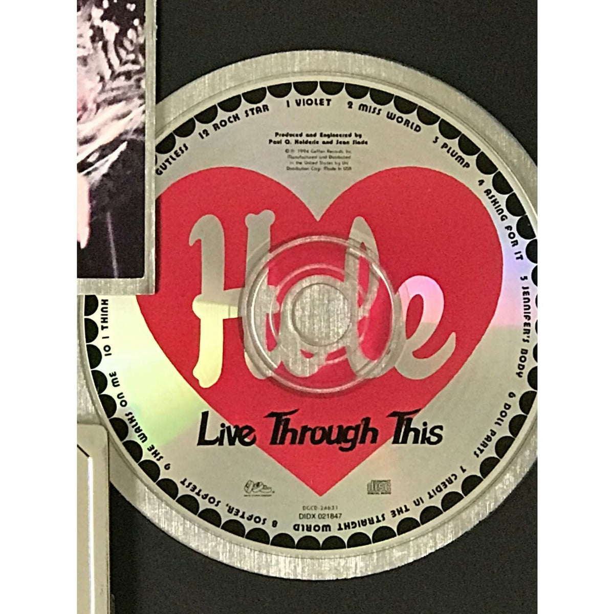 musicgoldmine.com - Hole Live Through This RIAA Platinum Album Award ...