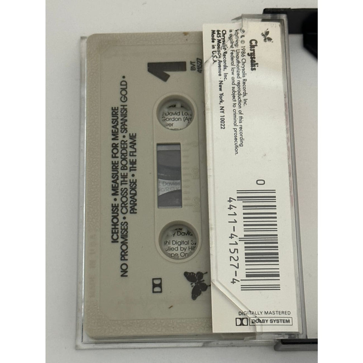 musicgoldmine.com - Icehouse Measure For Measure 1986 Promo Cassette ...