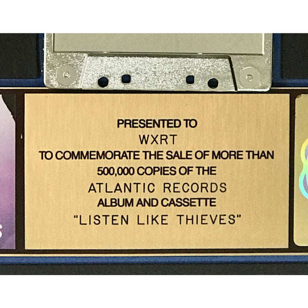 musicgoldmine.com - INXS Listen Like Thieves RIAA Gold Album Award ...