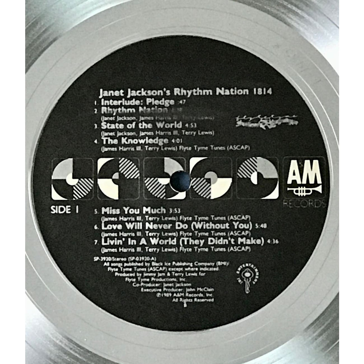 musicgoldmine.com - Janet Jackson Rhythm Nation 1814 RIAA 2x Multi ...