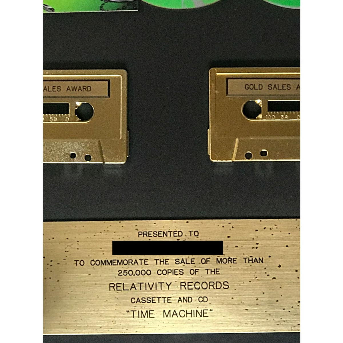 musicgoldmine.com - Joe Satriani Time Machine label award ...