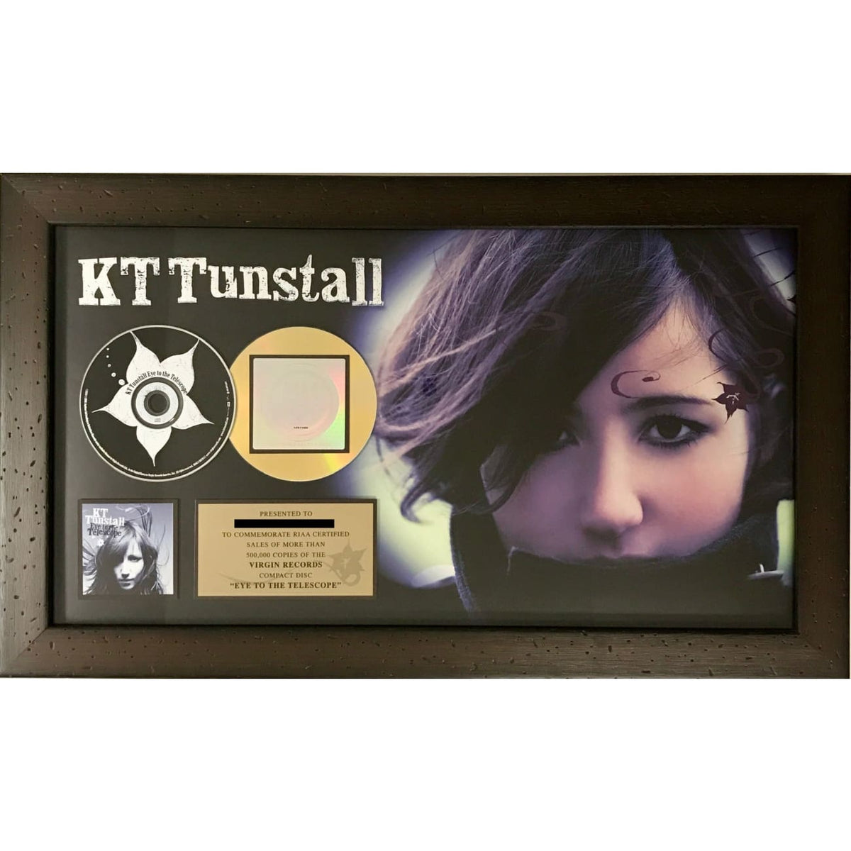 musicgoldmine.com - KT Tunstall Eye To The Telescope RIAA Gold Album ...