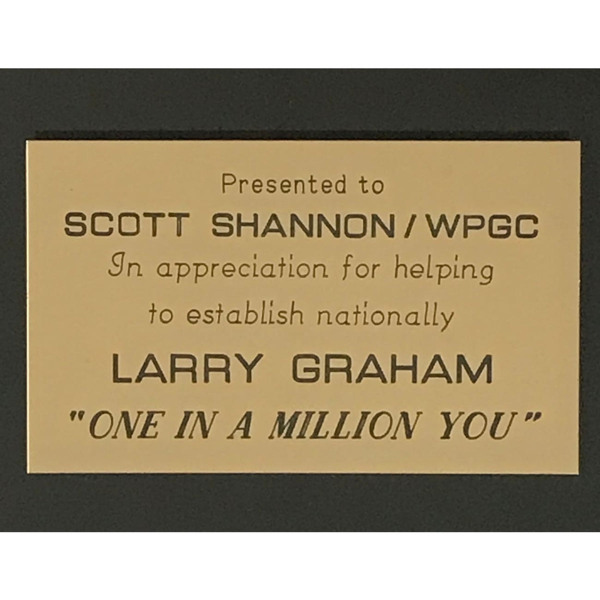 musicgoldmine.com - Larry Graham "One In A Million You" 1980 Warner ...