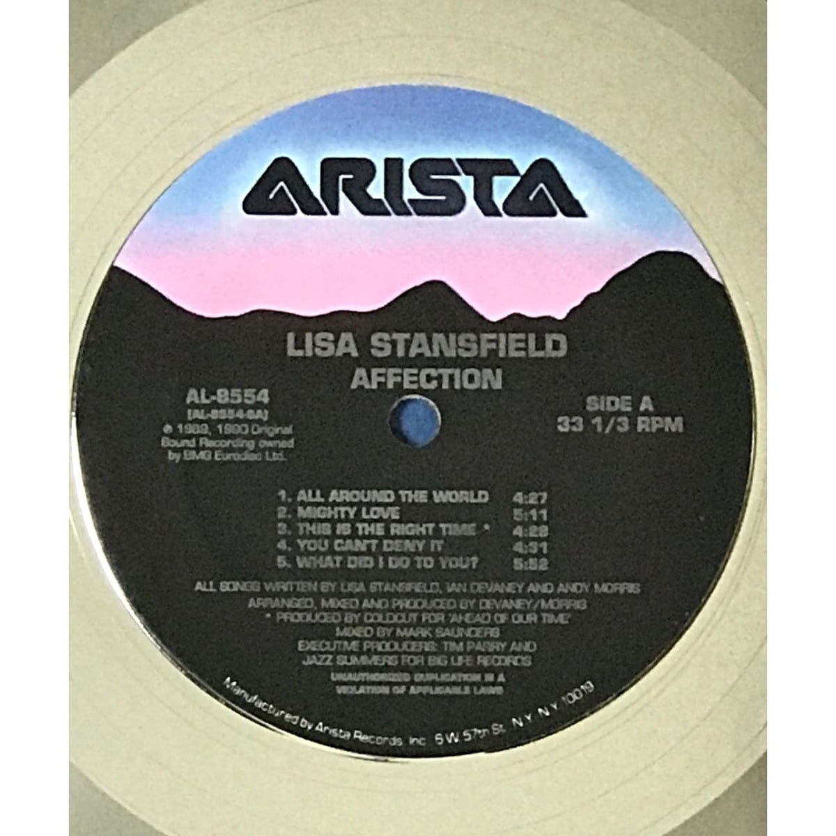musicgoldmine.com - Lisa Stansfield Affection RIAA Platinum Album Award ...