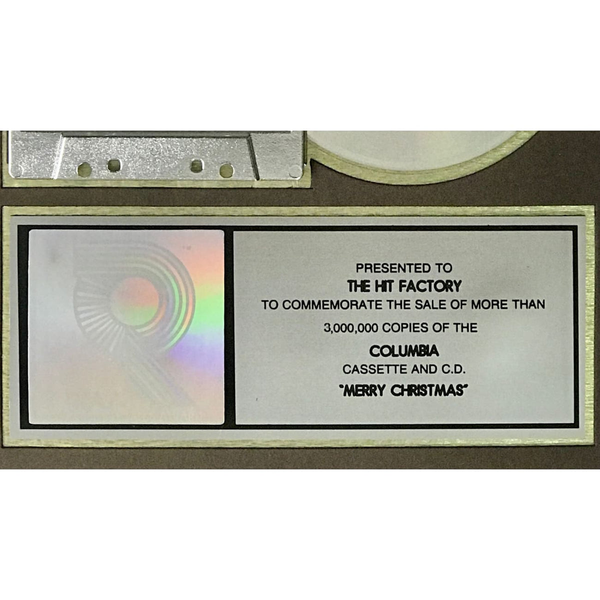 musicgoldmine.com - Mariah Carey Merry Christmas RIAA 3x Multi-Platinum ...