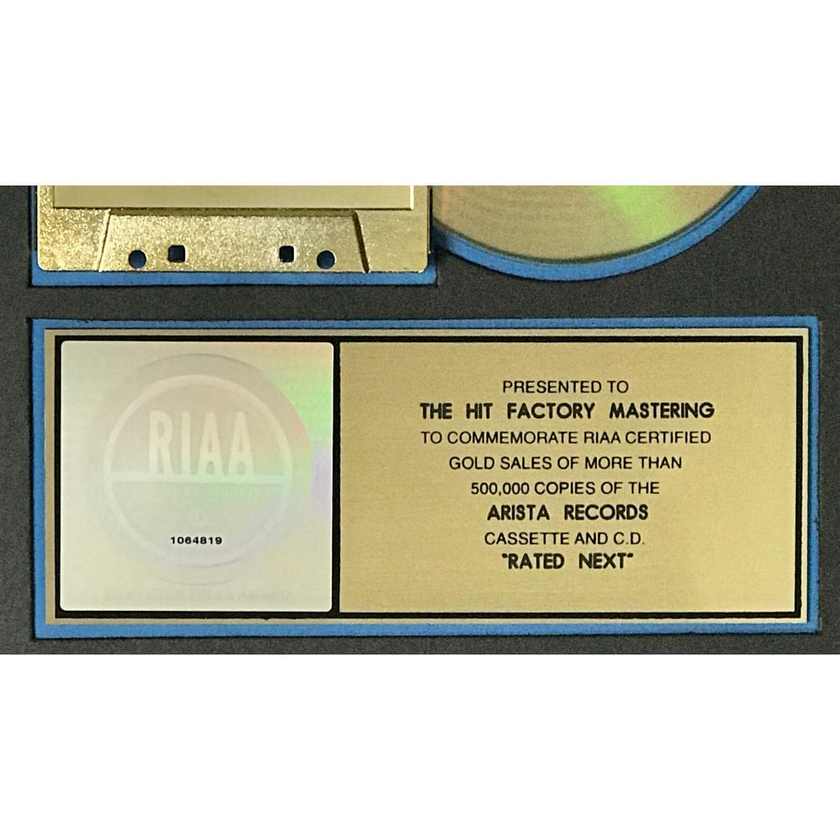 musicgoldmine.com - Next Rated Next RIAA Gold Album Award ...