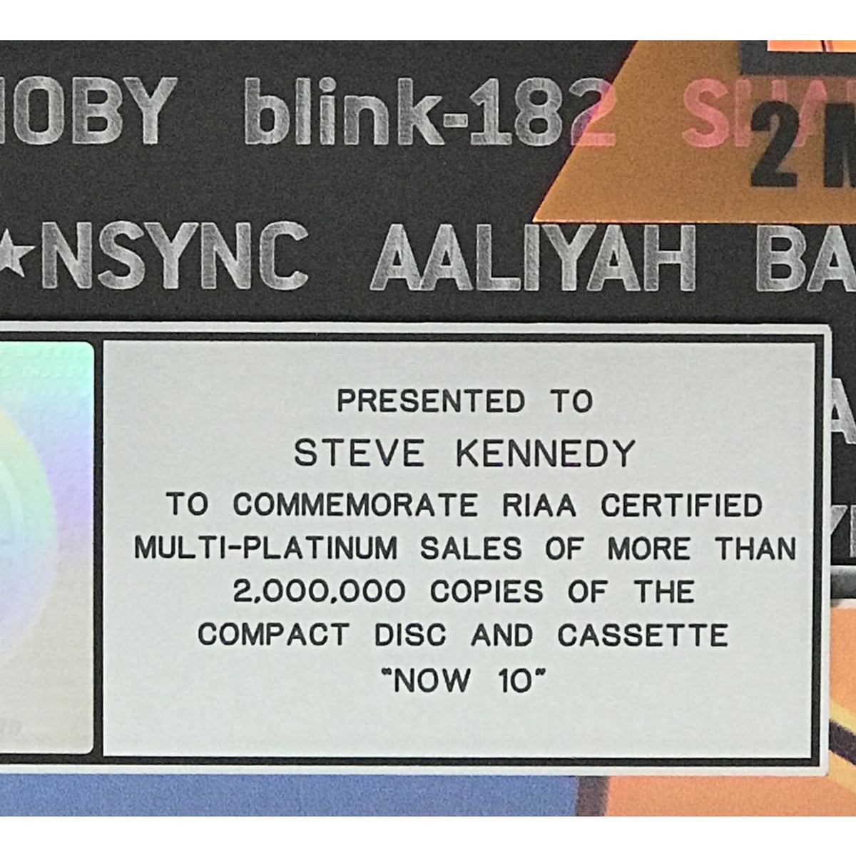 musicgoldmine.com - Now 10 RIAA 2x Multi-Platinum Album Award ...