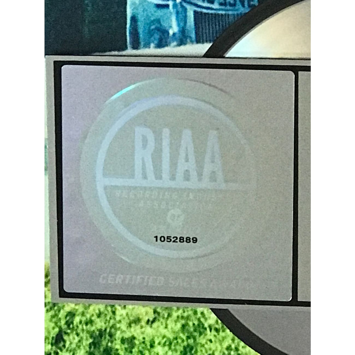 musicgoldmine.com - Oasis Be Here Now RIAA Platinum Album Award ...