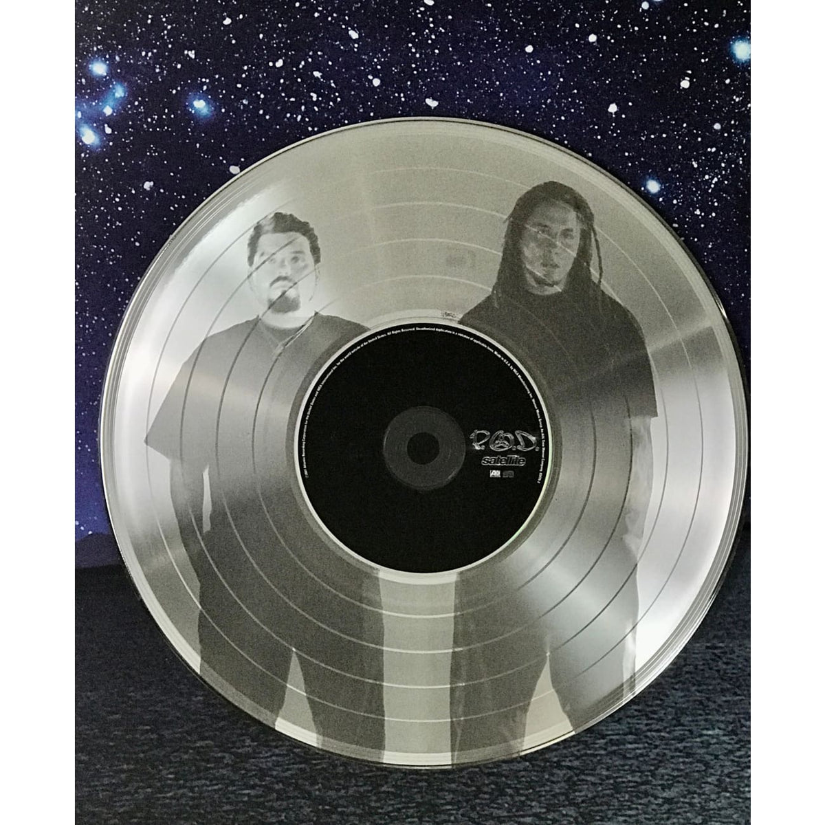 musicgoldmine.com - P.O.D. Satellite RIAA 3x Multi-Platinum Album Award ...
