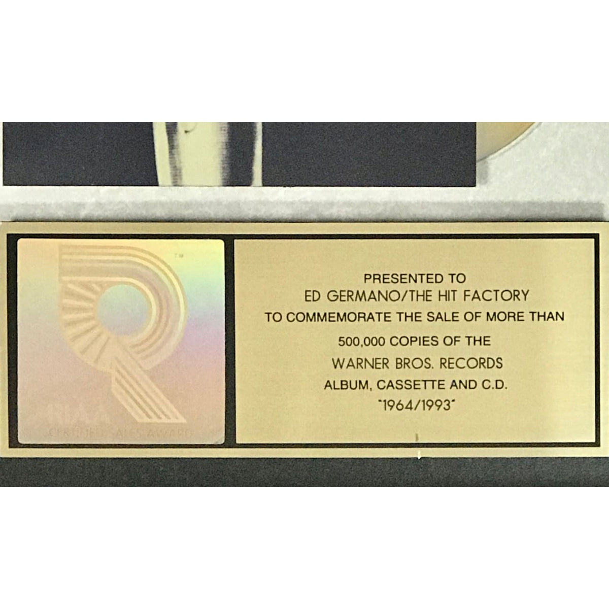 musicgoldmine.com - Paul Simon 1964/1993 RIAA Gold Album Award ...