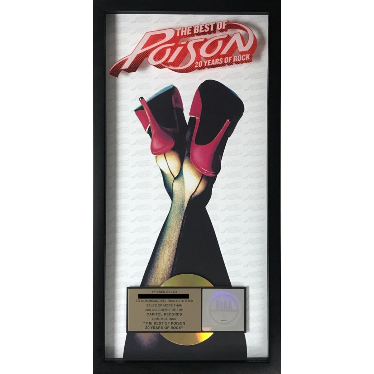 musicgoldmine.com - Poison Best Of: 20 Years Of Rock RIAA Gold Album ...