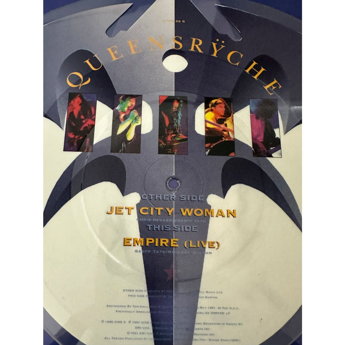 musicgoldmine.com - Queensrÿche "Jet City Woman" 1991 Limited Ed 7"-45 ...