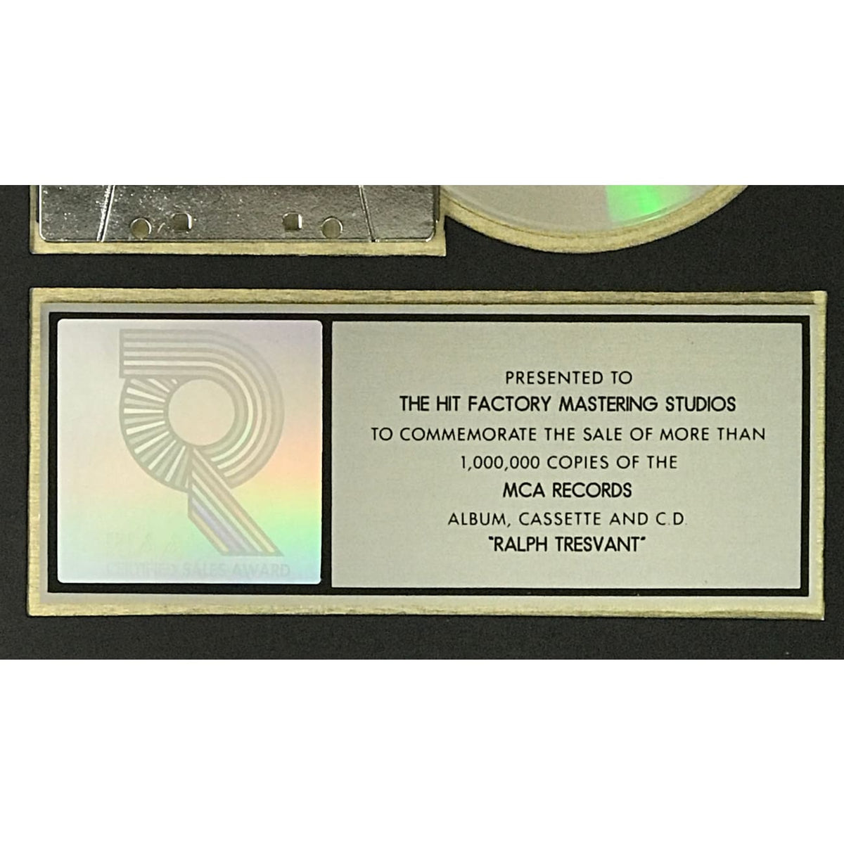 musicgoldmine.com - Ralph Tresvant debut RIAA Platinum Album Award ...