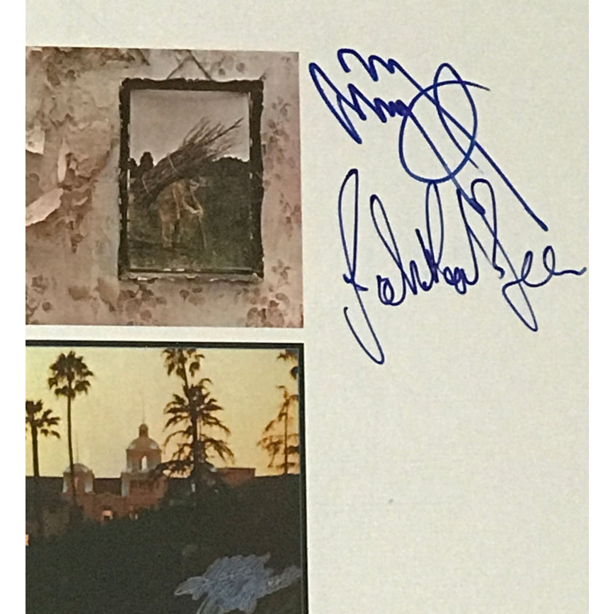 musicgoldmine.com - RIAA Poster Signed by members of Boston Def Leppard ...