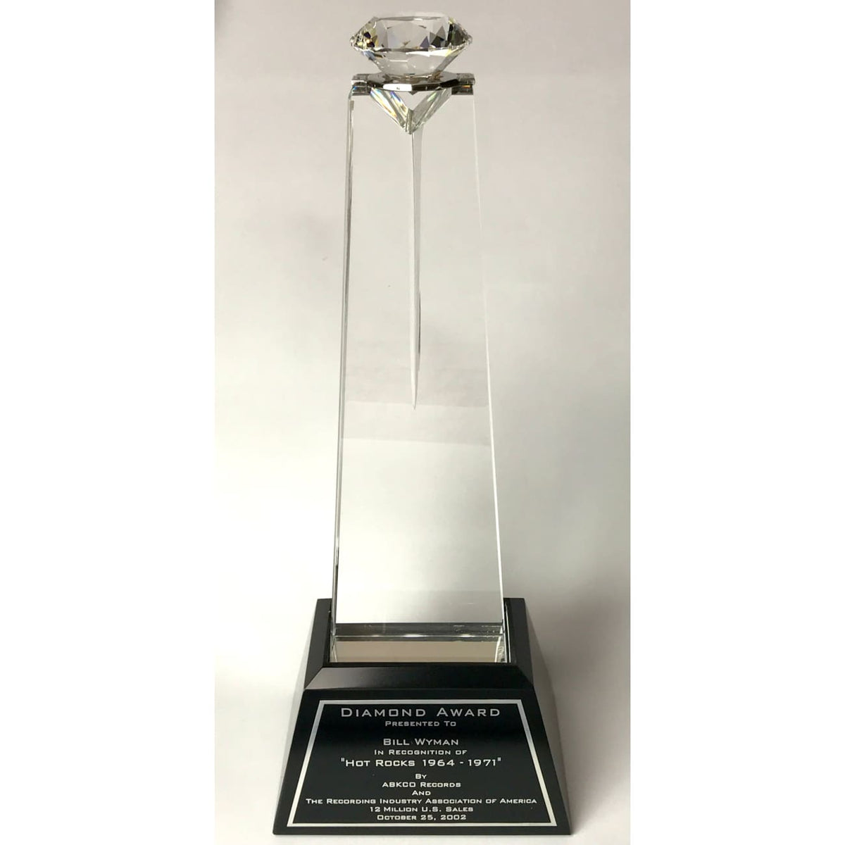 musicgoldmine.com - Rolling Stones Hot Rocks RIAA Diamond Album Award ...