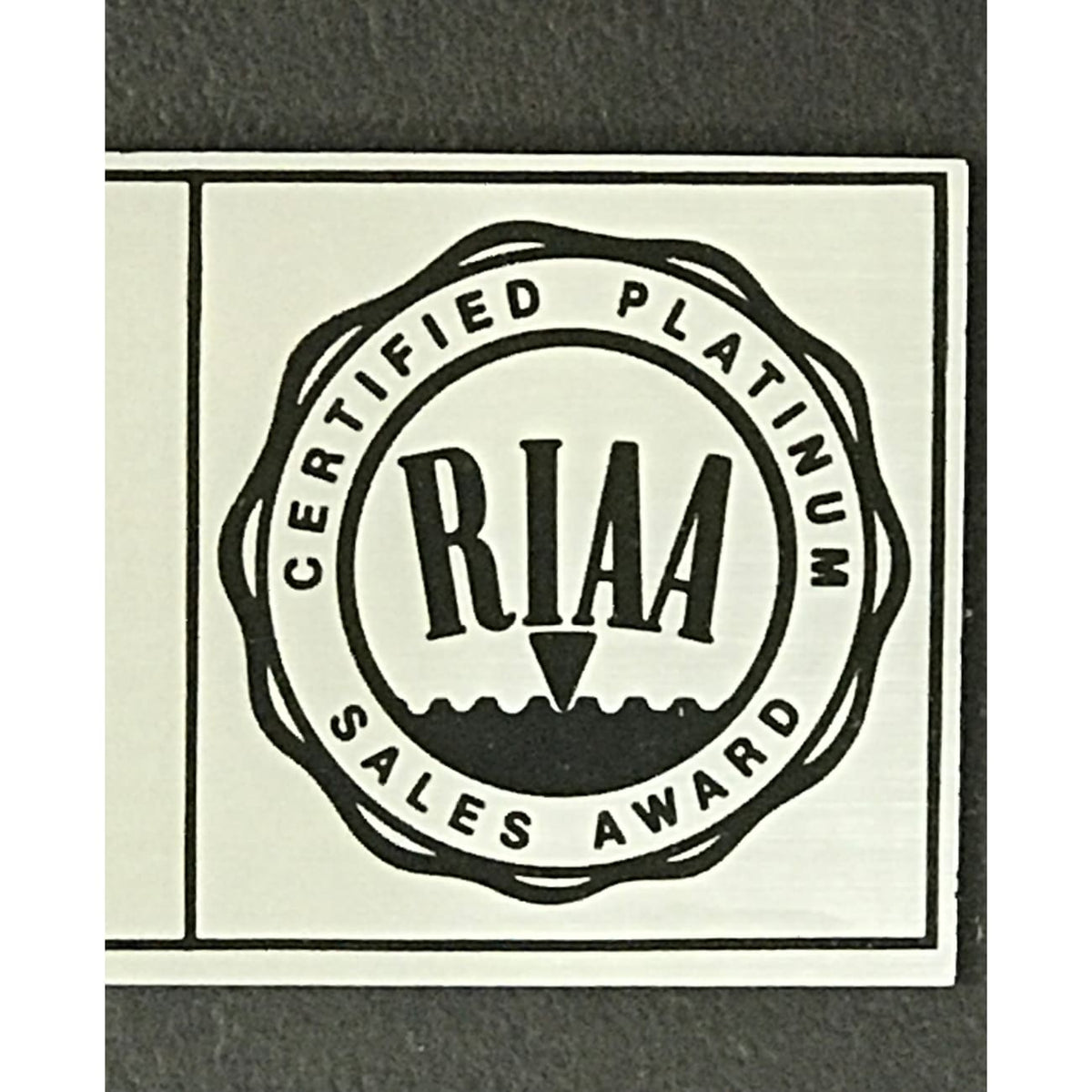 musicgoldmine.com - Rolling Stones Tattoo You RIAA Platinum Album Award ...