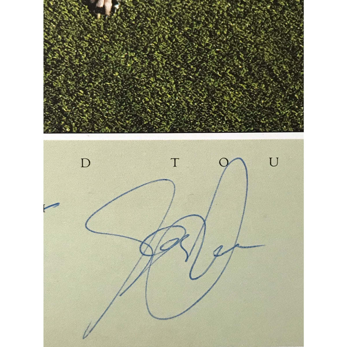 musicgoldmine.com - Rush Signals Concert Program Signed by Geddy Lee ...