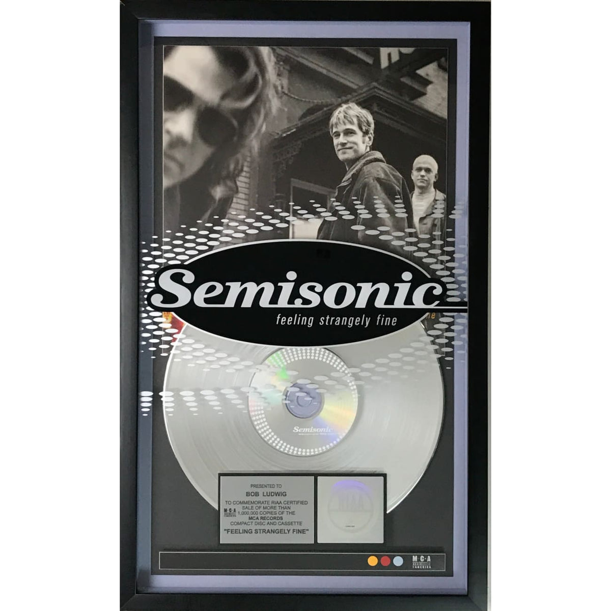 musicgoldmine.com - Semisonic Feeling Strangely Fine RIAA Platinum ...