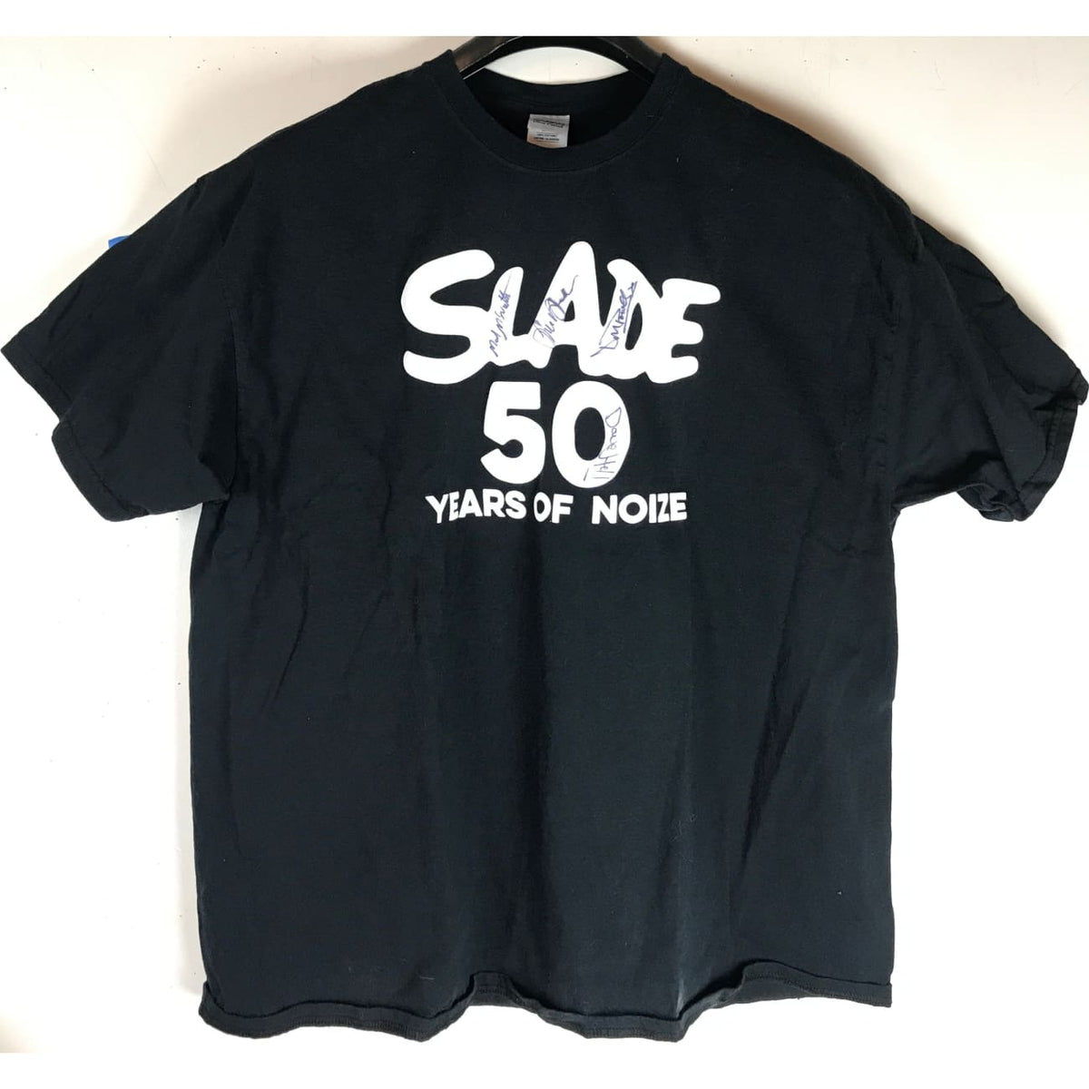 musicgoldmine.com - Slade 50 Years Of Noize Shirt Signed by Group ...