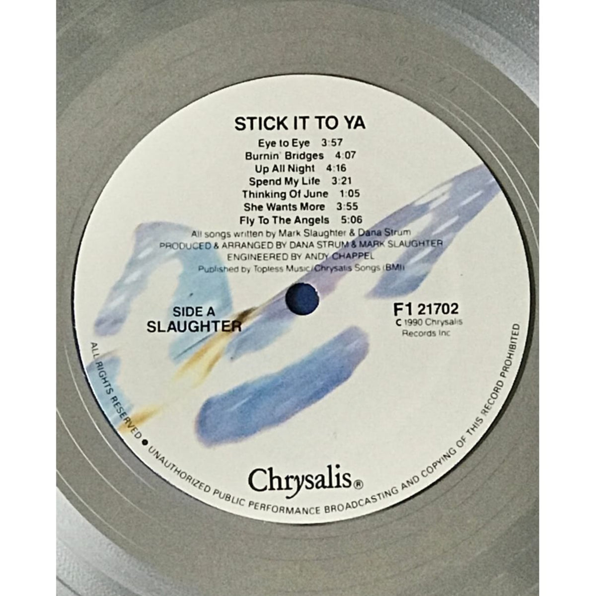 musicgoldmine.com - Slaughter Stick It To Ya RIAA Platinum Album Award ...