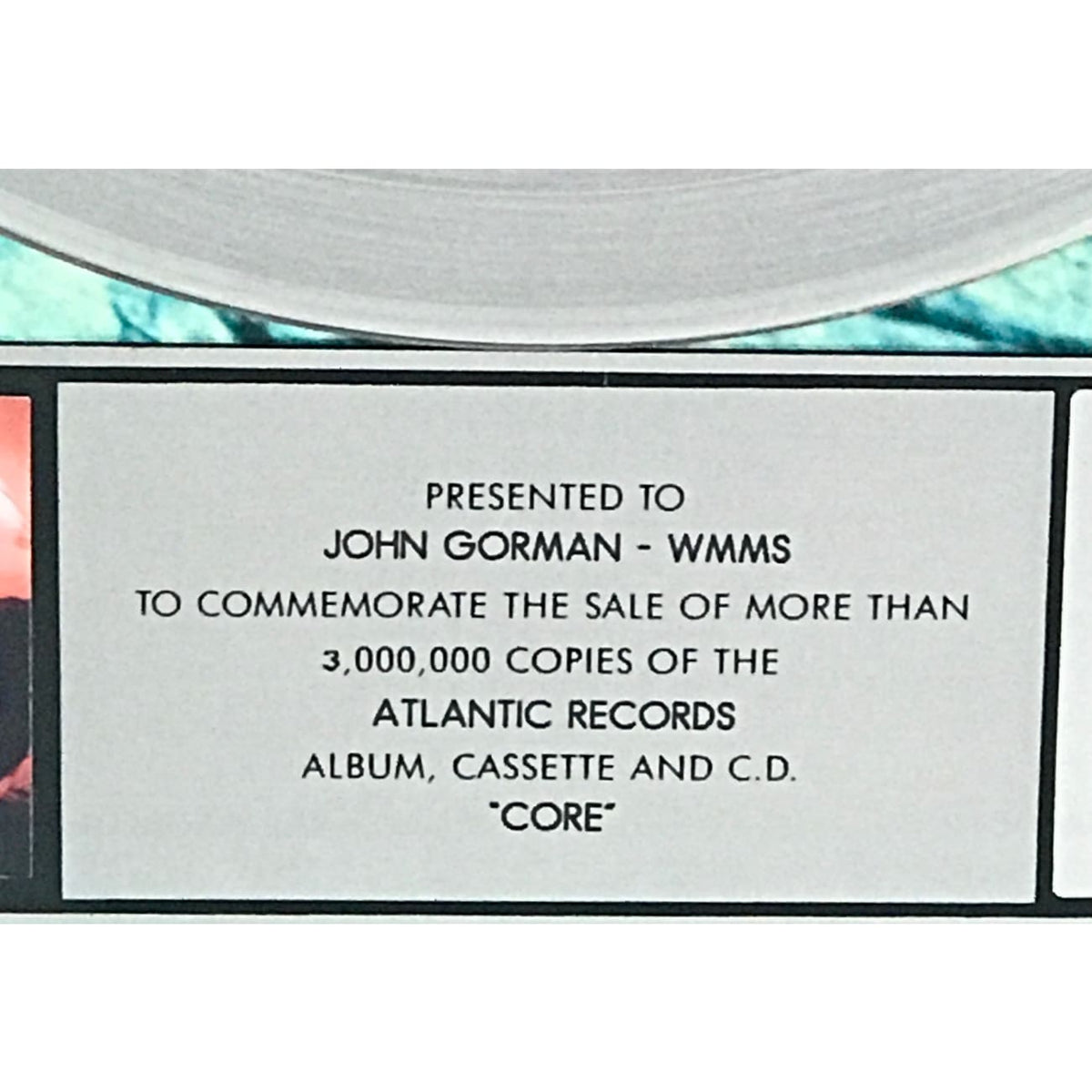 musicgoldmine.com - Stone Temple Pilots Core RIAA 3x Multi-Platinum Album Award – MusicGoldmine.com