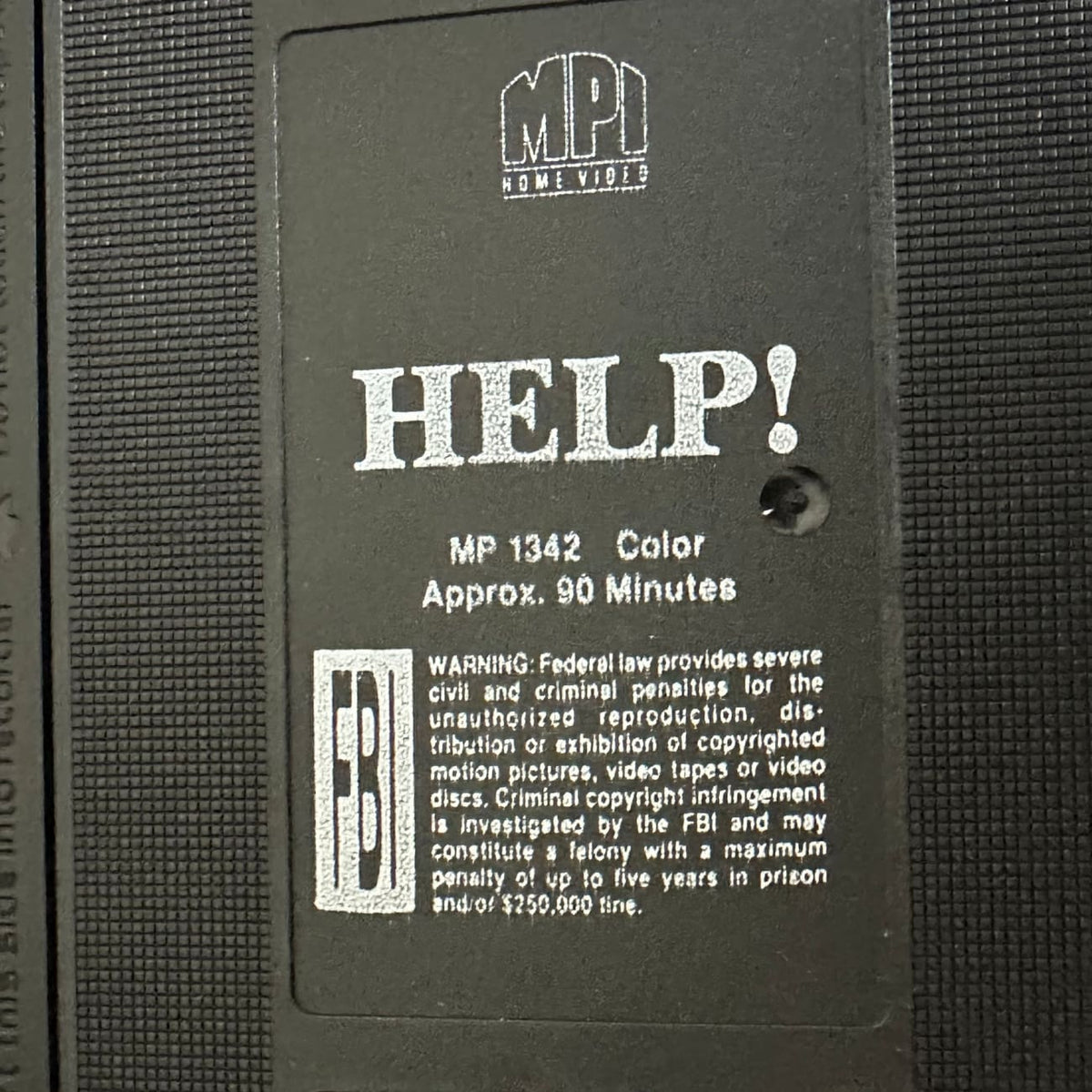 musicgoldmine.com - The Beatles Help! VHS 1987 MP1342 hi-fi stero ...