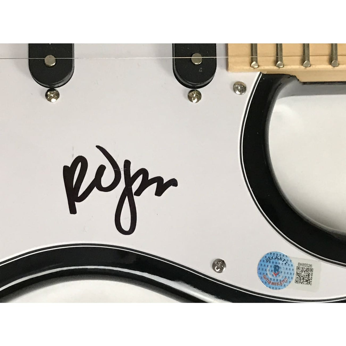 musicgoldmine.com - The Cure Robert Smith Signed Guitar w/BAS COA ...