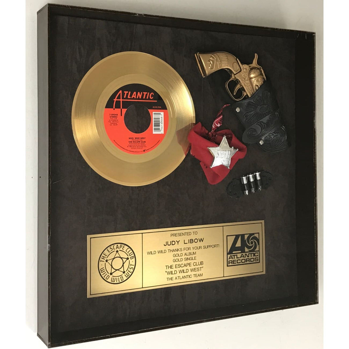 musicgoldmine.com - The Escape Club "Wild Wild West" Atlantic Records award – MusicGoldmine.com
